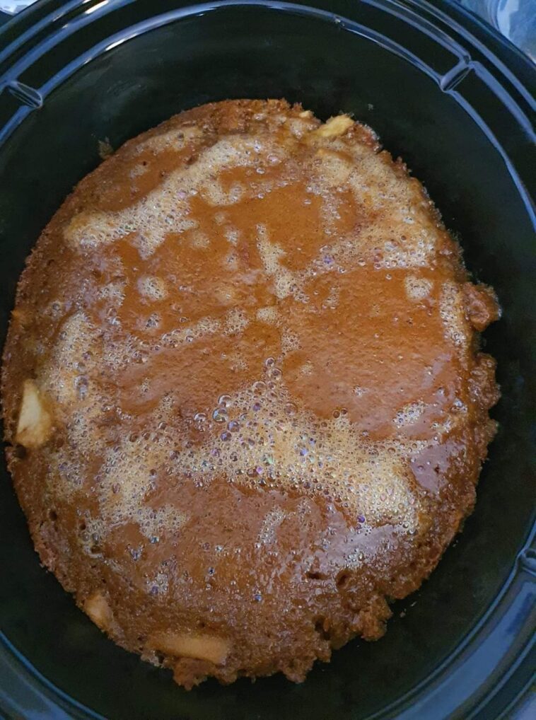 Sticky Toffee Apple Pudding - Slow Cooker Tip