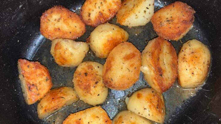 Beef Dripping Roast Potatoes - Slow Cooker Tip
