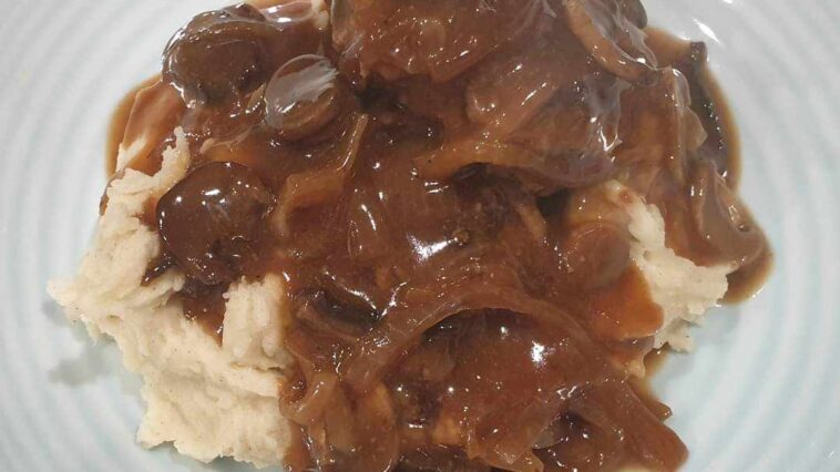 Steak and Onion Steamed Pudding - Slow Cooker Tip