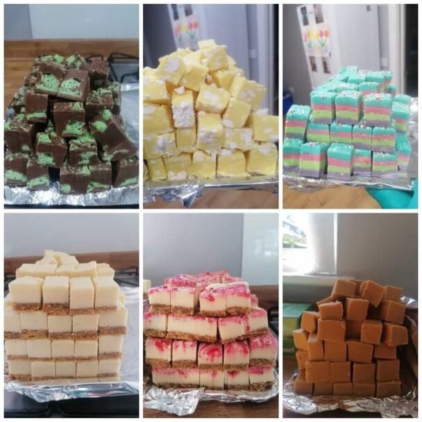 6 boxes Fudge (Mint areo, Lemon meringue, Candy floss....) - Slow ...