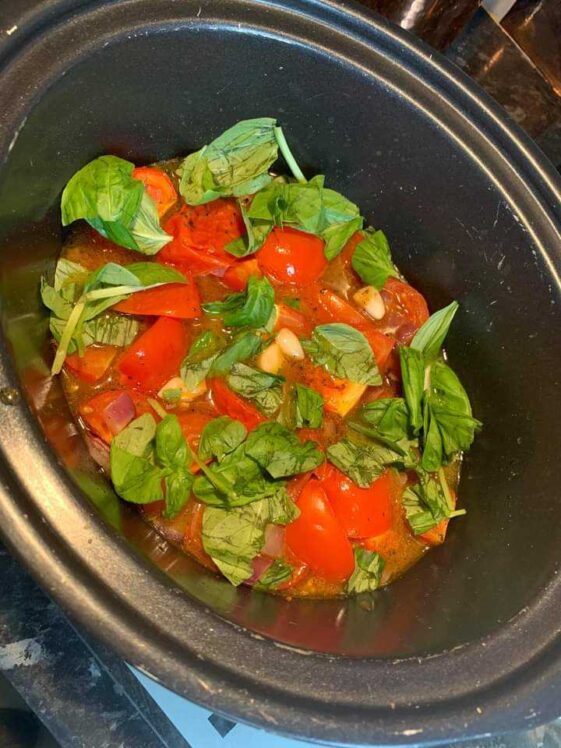 Roasted Tomato & Basil Soup - Slow Cooker Tip