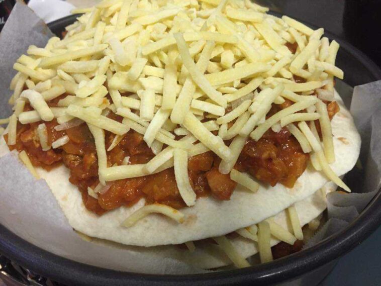 Chicken Tortilla Stack - Slow Cooker Tip