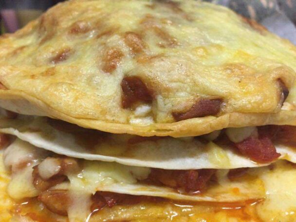 Chicken Tortilla Stack - Slow Cooker Tip