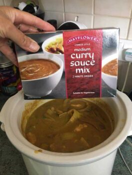 Mayflower Chicken Curry Recipe - Slow Cooker Tip