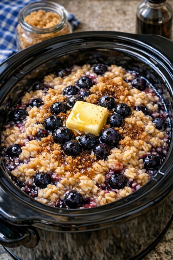 Amish Blueberry Oatmeal Slow Cooker - Slow Cooker Tip